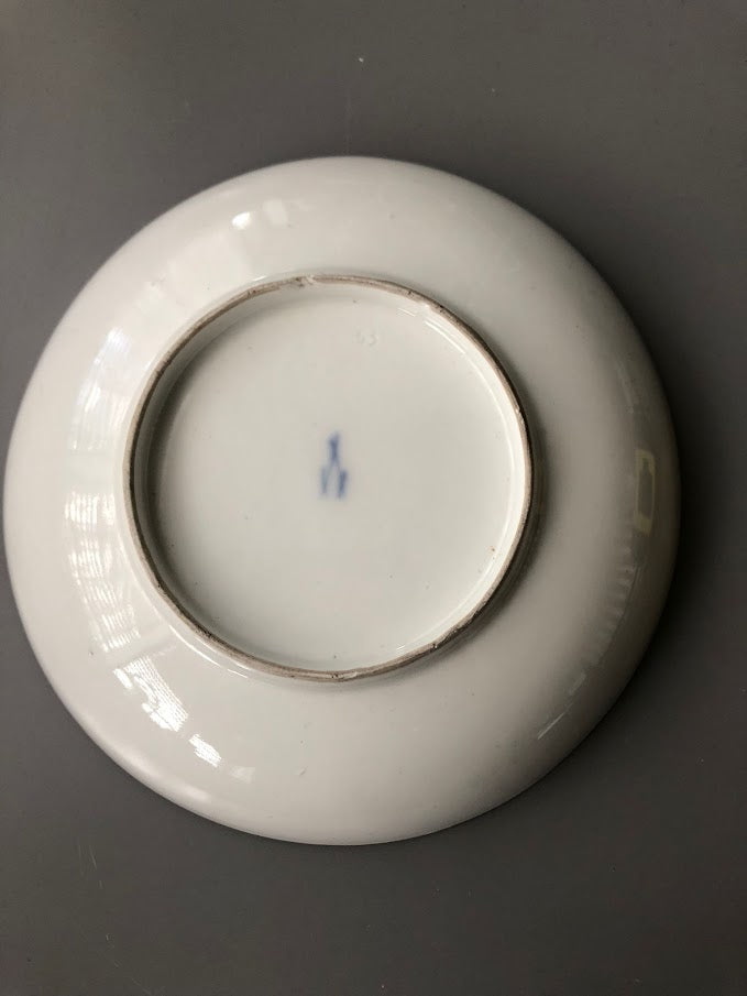 Meissen Porcelain Tenniers Saucer 1740. #2 – Precious Porcelain