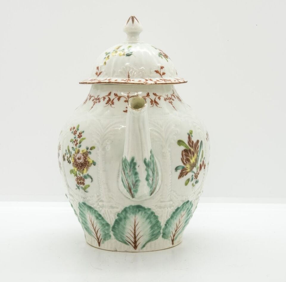 Seth Pennington, Liverpool Porcelain 'Palm Tree' Teapot 1775-1780 ...
