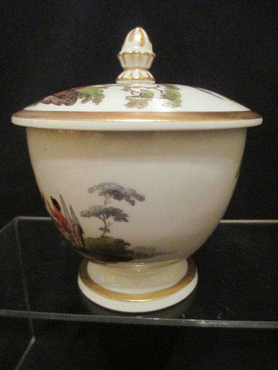 Meissen Porcelain Tenniers Scene Lidded Sugar Pot – Precious Porcelain